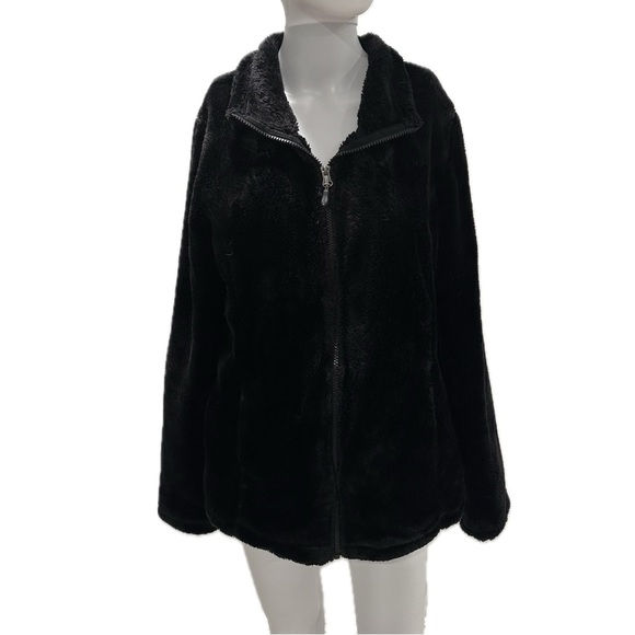 32 Degrees | Sweaters | 32 Degrees Heat Black Cozy Sherpa Soft Jacket ...